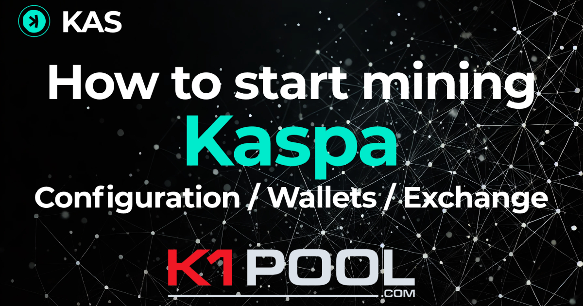 How To Start Mining Kaspa SOLO - Pool KAS K1Pool
